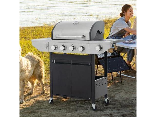 Click here for Livevie Stainless Steel 4-Burner Propane Gas Grill... prices