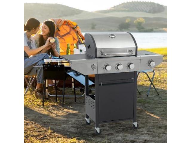 Click here for Livevie Propane Grill 3 Burner Barbecue Grill Stai... prices