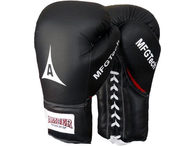 Click here for Amber Fight Gear Premium Leather Lace-Up Gloves Su... prices