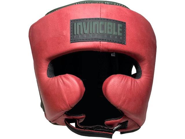 Click here for INVINCIBLE FIGHT GEAR All Leather Boxing Headgear... prices