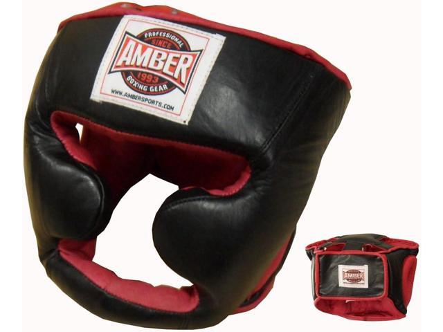 Click here for Amber Fight Gear Deluxe All Leather Headgear with... prices
