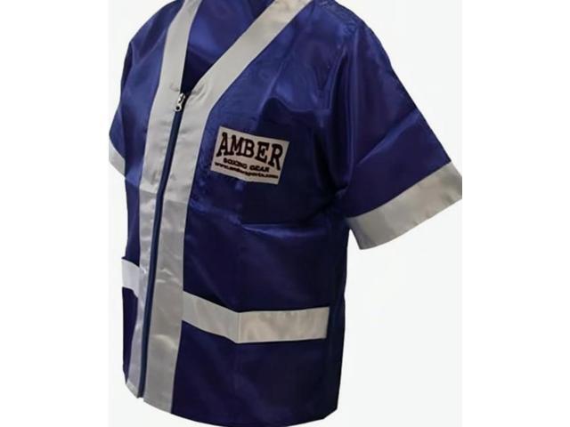 Click here for Amber Fight Gear Satin Boxing Cornermans Jacket  P... prices