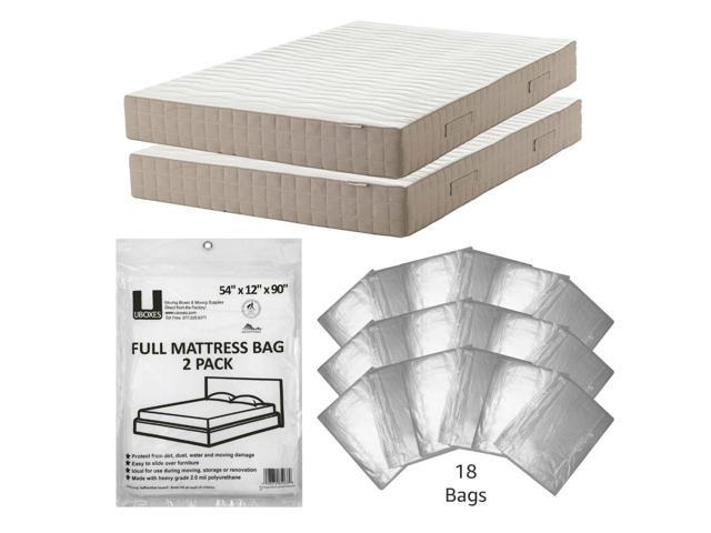 Click here for UBMOVE 18 Full Mattress Covers 54x12x90 Poly Bags... prices