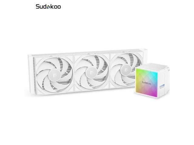 Click here for Sudokoo NEXAURA 360 White Liquid CPU Cooler: 360mm... prices