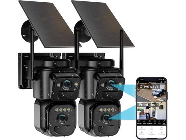 Click here for Uniter Dual Lens Solar Security Cameras Wireless O... prices