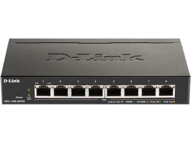 Click here for D-Link 8-Port Gigabit Smart Managed PoE+ Switch 8... prices