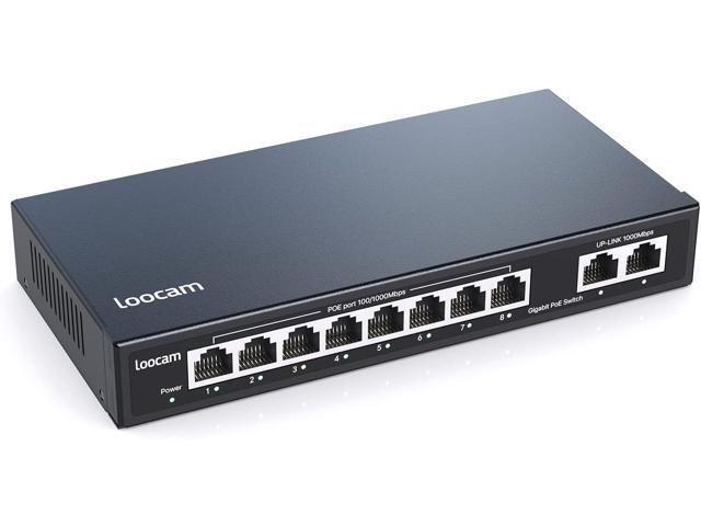 Click here for 8 Port Gigabit PoE Switch with 2 Gigabit Uplink Po... prices