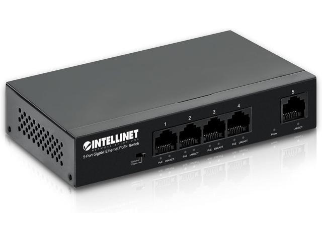 Click here for Intellinet 5-Port Gigabit Ethernet Poe+ Switch 4 P... prices