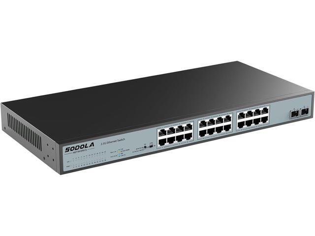 Click here for 24 Port 2.5Gb Umanaged Switch 24X2.5G Base-T Ports... prices
