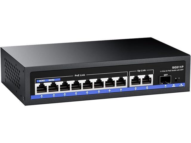 Click here for 11-Port PoE Gigabit Switch  8 PoE+ Port  2 Gigabit... prices