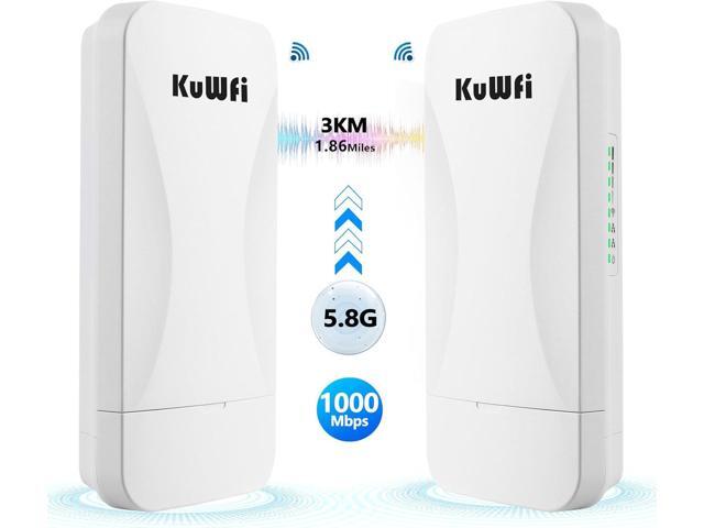 Click here for KuWFi Point to Point Gigabit Wireless Bridge 5.8G... prices