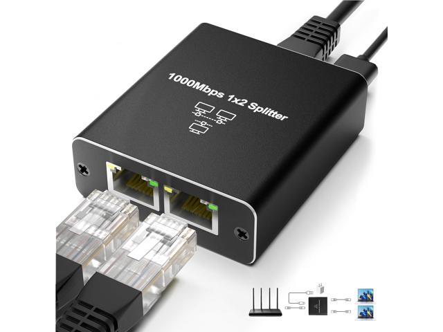 Click here for Gigabit Ethernet Splitter 1 to 2  LAN Cable Splitt... prices
