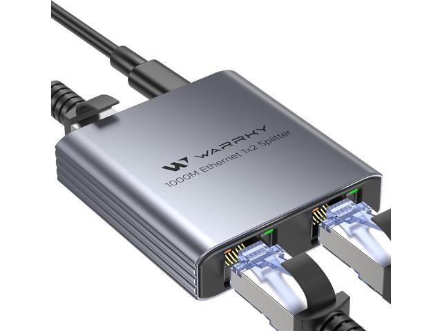 Click here for WARRKY Ethernet Splitter 1 to 2  1000Mbps High Spe... prices