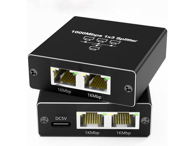 Click here for Ethernet Cable Splitter 1 to 3  Gigabit LAN Switch... prices