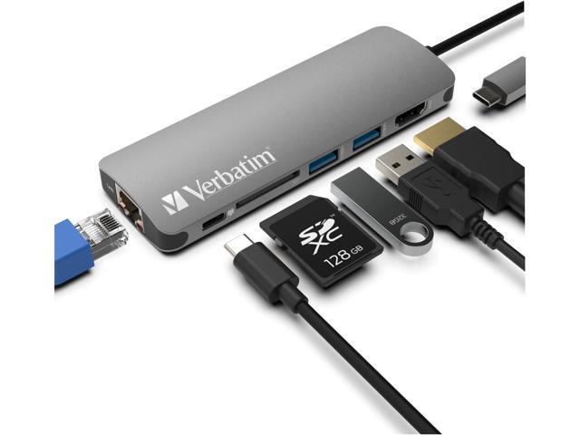 Click here for Verbatim 6-in-1 USB C Hub w/Dongle - USB Hub for L... prices