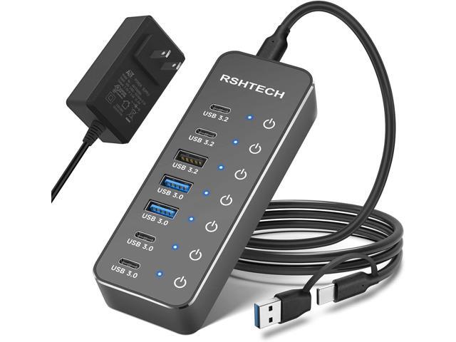 Click here for RSHTECH - 7-Port USB 3.2/USB-C Hub Splitter with 3... prices
