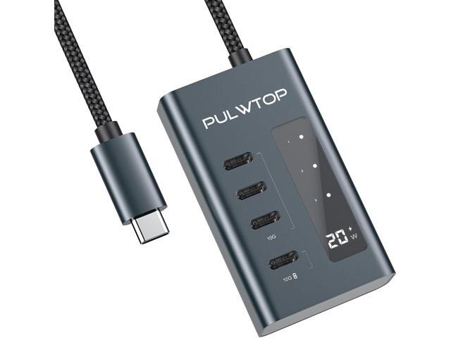 Click here for PULWTOP 4 in 1 USB C Hub - 10Gbps Data & Charging... prices
