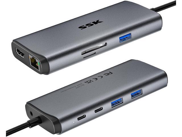Click here for SSK USB C Hub for Laptop  10Gbps USB-C Dock with E... prices