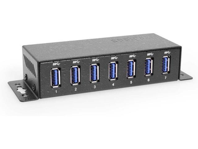 Click here for Coolgear 7 Port USB Hub w/Power Adapter - 5Gbps Da... prices