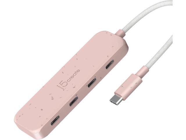 Click here for j5create 4-in-1 Pink USB-C to 4-Port Type-C Hub(Ec... prices
