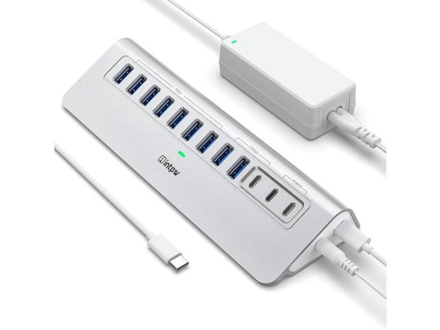 Click here for Intpw Powered USB Hub 10Gbps  12 Port USB C Hub wi... prices