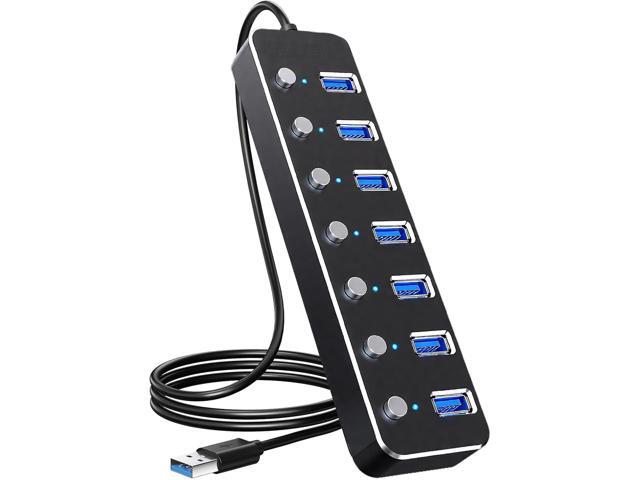 Click here for USB 3.0 Hub 7 Port USB Hub with 2ft Long Cable Alu... prices