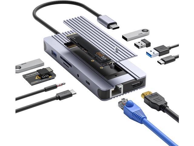 Click here for 12-in-1 USB C Hub with M.2 SSD Enclosure Expand Yo... prices