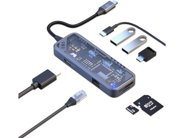 Click here for MicroPack USB C Hub 8 in 1  100W PD Charging  4K@6... prices