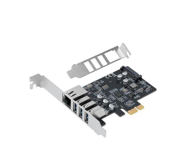 Click here for FOR 1PC PCIE Two USB3.0 + Gigabit Network Interfac... prices
