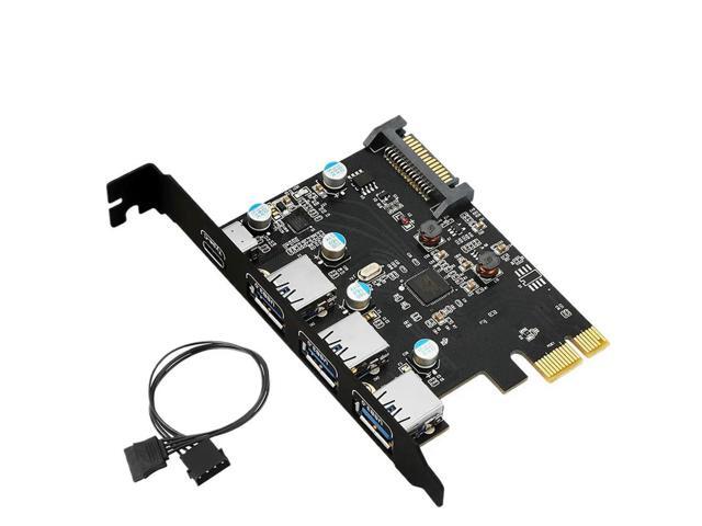 Click here for FOR PCIE Four-port USB 3.0 Adapter Card PCI-Ex1 To... prices