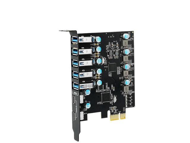 Click here for FOR 1PC PCIE Five-port USB 3.0 + Two-port Type-C A... prices