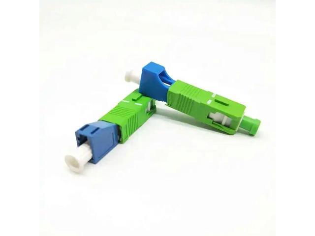 Click here for FOR 5PCS SC APC-LC UPC SM adapter SC to LC Optical... prices