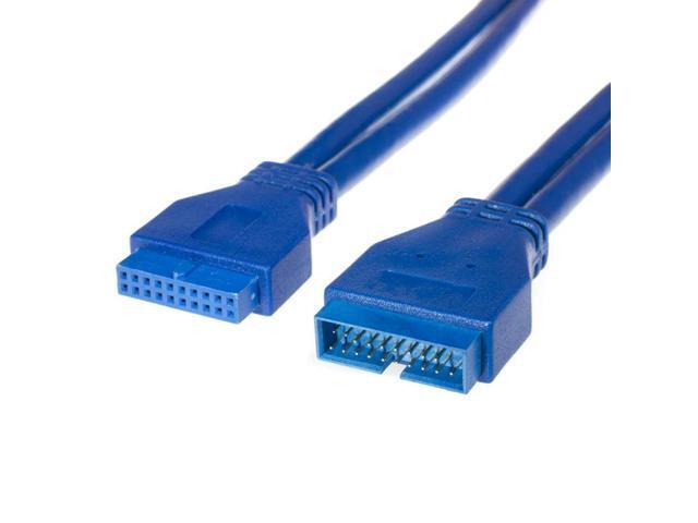 Click here for FOR 0.5M 2FT 2 USB 3.0 Motherboard 20 pin male plu... prices