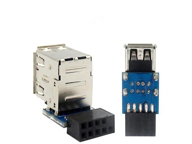 Click here for FOR 2Pcs/lot Motherboard 9Pin to Dual USB2.0 PC Ha... prices