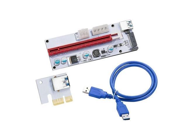 Click here for FOR 60cm PCI-E Riser Card PCIe 1x To 16x Adapter 4... prices