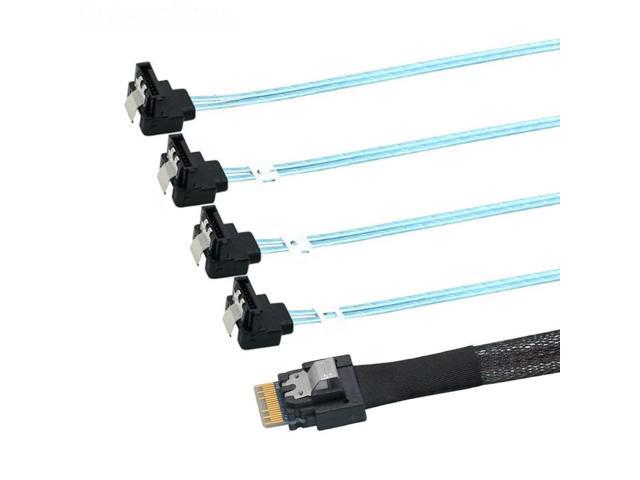 Click here for FOR PCIE SAS 4.0 38pin SFF-8654 4i to 4 SATA Femal... prices