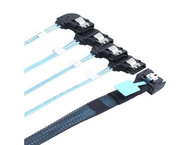 Click here for FOR Internal PCIE Mini SAS SFF-8654 4I 38P to 4X S... prices