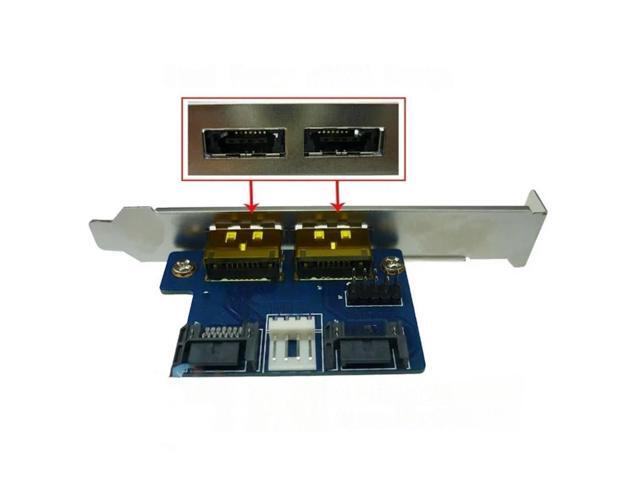 Click here for FOR Dual Power over esata (eSATA + USB) to Dual SA... prices