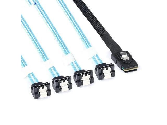 Click here for FOR MINI SAS SFF-8087 to 4 Ports SATA 90 degree hi... prices