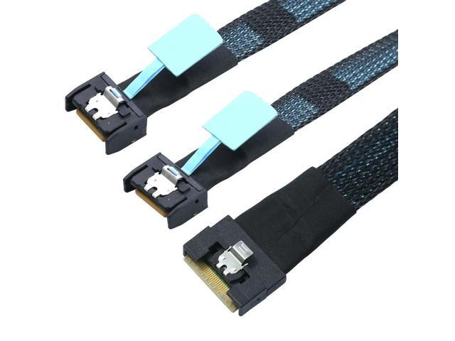 Click here for FOR PCI-E SAS 4.0 SFF-8654 8i 74pin To Dual 2X 4X... prices