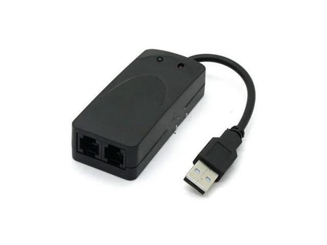Click here for FOR USB Fax Modem External 56K Data V9.0 2ports fo... prices