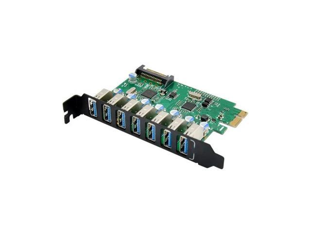 Click here for FOR PCI-e usb 3.0 Expansion Card 7 port USB 3.0 PC... prices