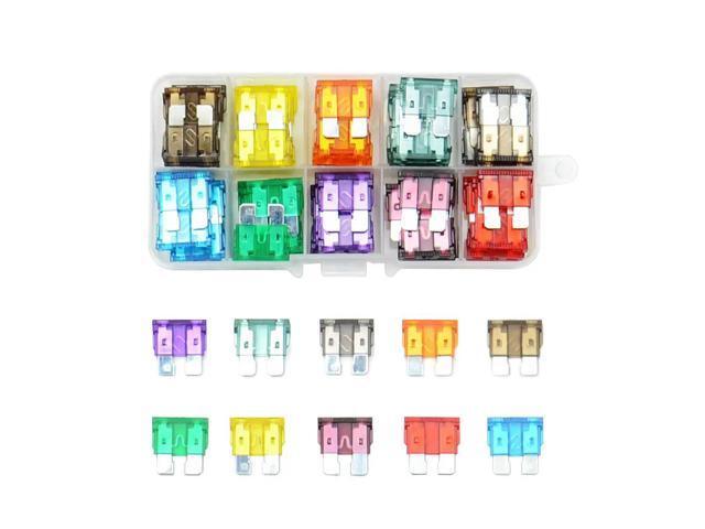 Click here for FOR 50pcs Auto Car Fuse Assortment Set Profile Bla... prices