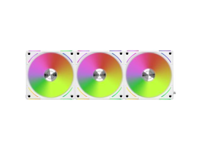 Click here for LIAN LI UNI Fan AL120 V2 RGB White 3x 120mm Fan Pa... prices