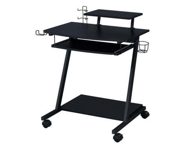 Click here for OZwest Black Gaming Desk with Keyboard Tray prices