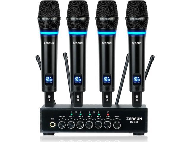 Click here for Pro Rechargeable Wireless Microphone System 4 Chan... prices