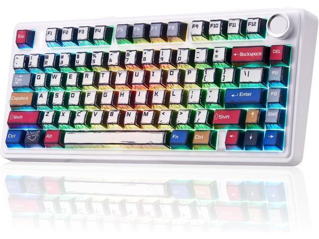 Click here for Aula F75 Wireless Mechanical Keyboard Creamy Keybo... prices