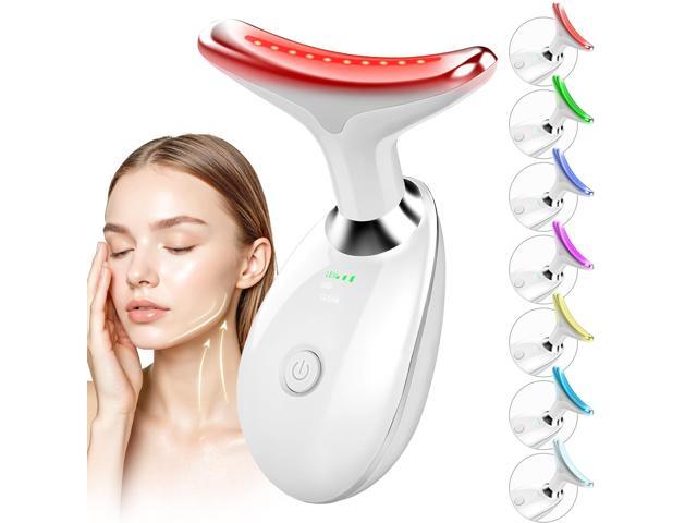 Click here for YEVYO Face Massager Red Light Therapy for Face - 7... prices