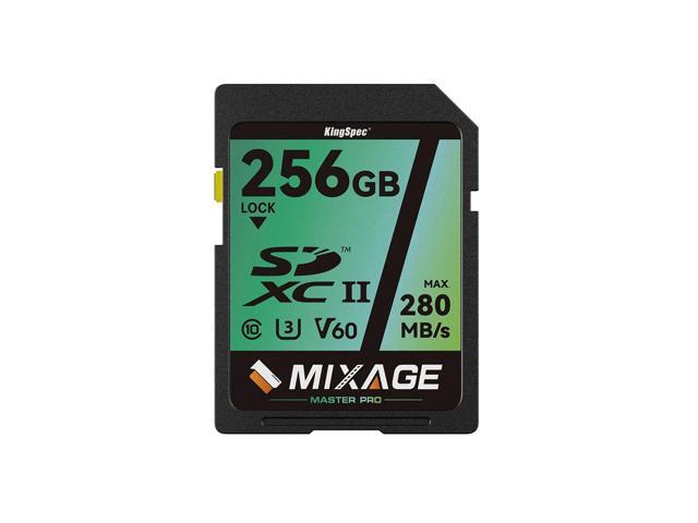 Click here for MIXAGE 256GB SD Memory Card V60 UHS-II U3 A1 Speed... prices