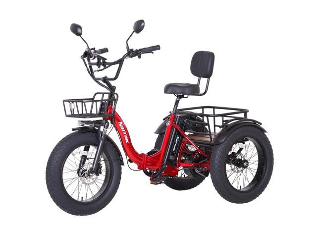 Click here for Narrak Folding Electric Tricycle (Color: Red) prices